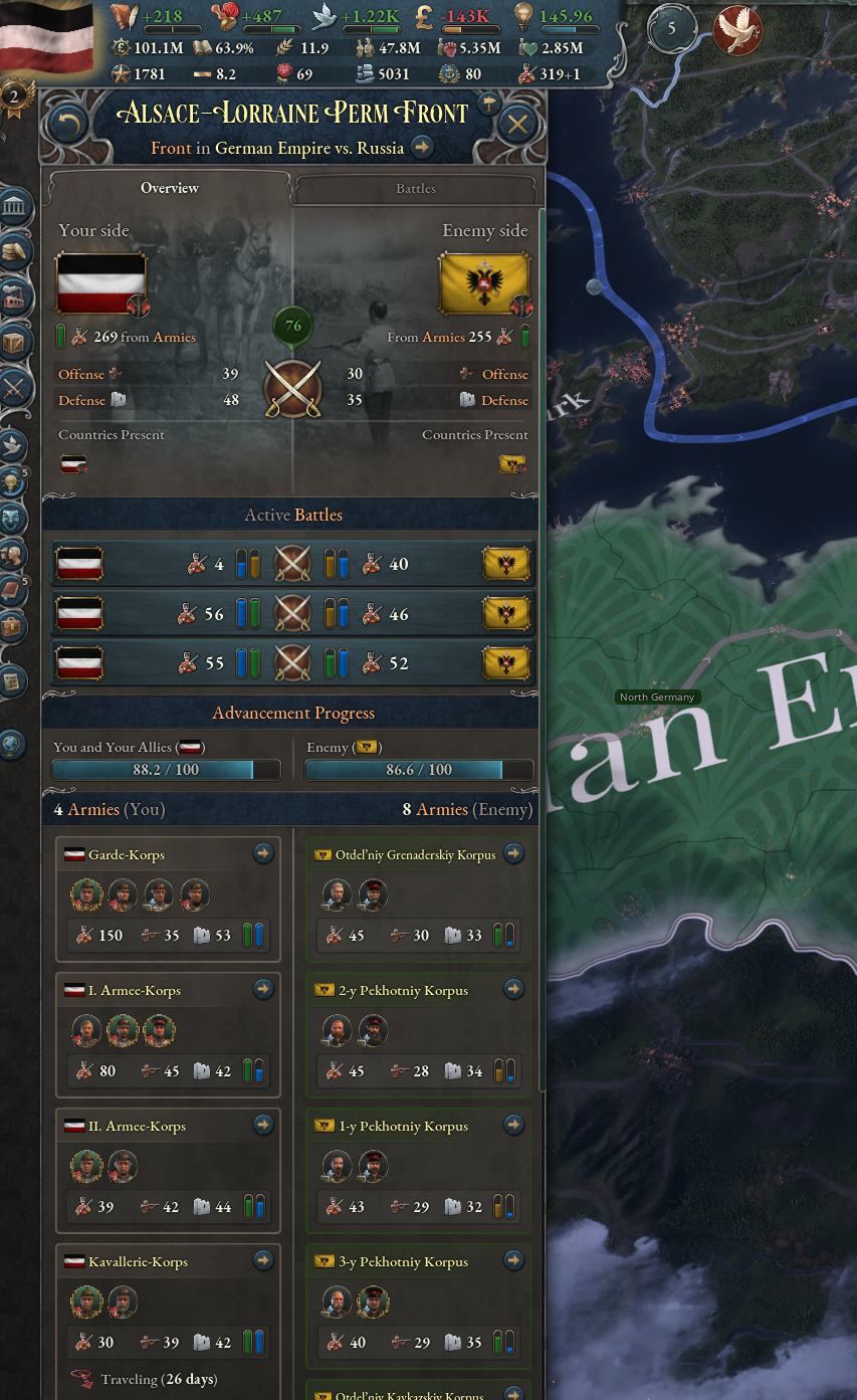 Needs Info - Weird behavior involving attacks along frontline | Paradox Interactive Forums